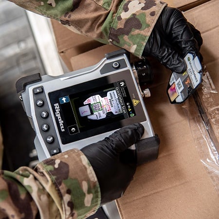 Quickly identify explosives and chemical weapons in the field