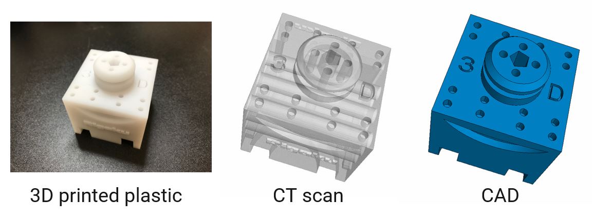 3D Printed Plastic Dimensional Analysis by X-ray CT