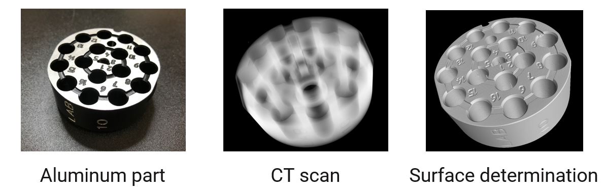 Aluminum Part Dimensional Analysis by X-ray CT
