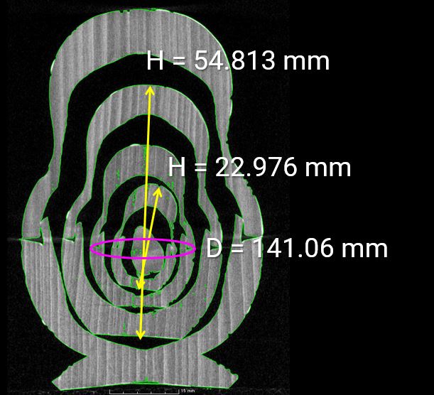 Nesting Doll Dimensional Analysis by X-ray CT