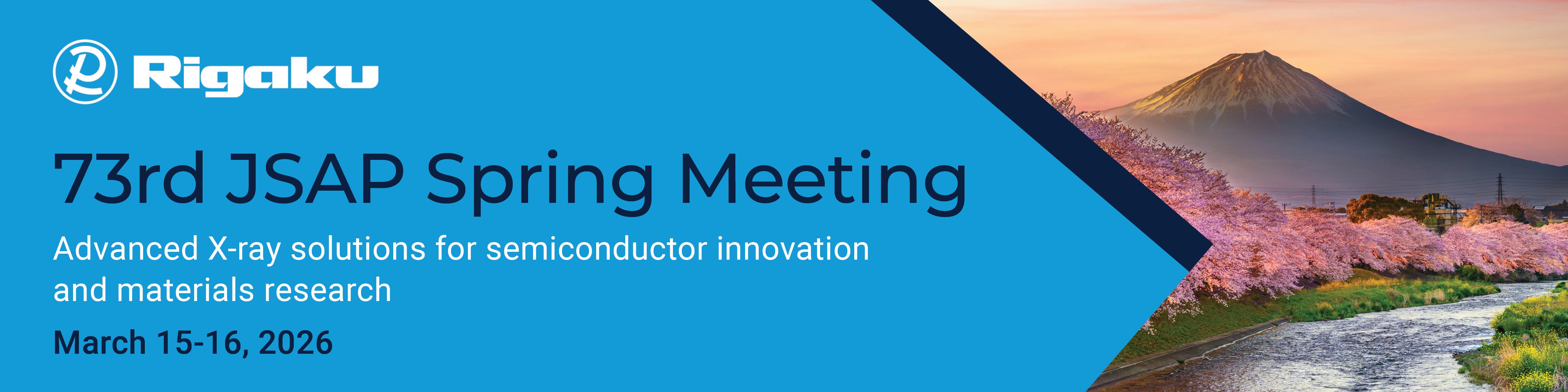 Rigaku at the 73rd JSAP Spring Meeting