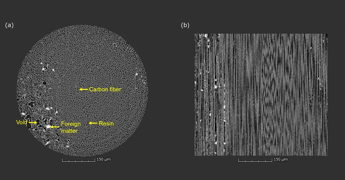 XRI1004 - Visualization and size analysis of foreign matter in CFRP ...
