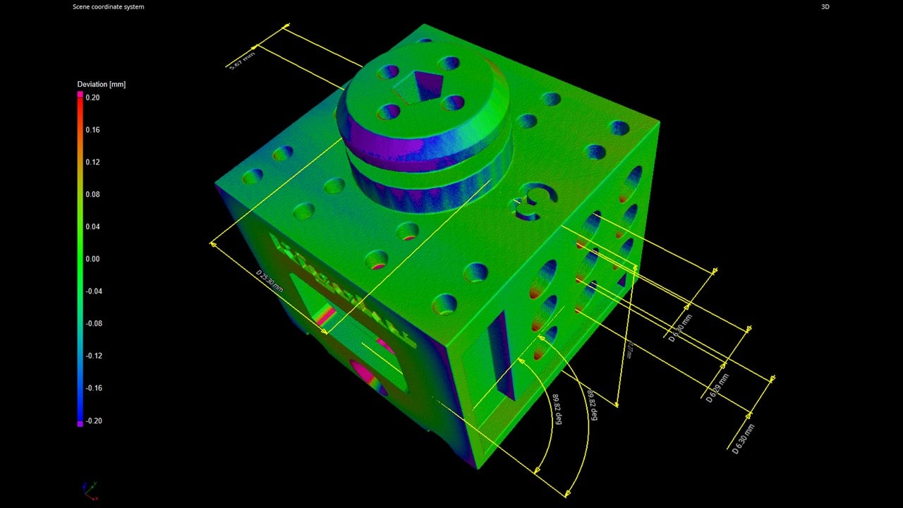 3D Printed Plastic Dimensional Analysis by X-ray CT