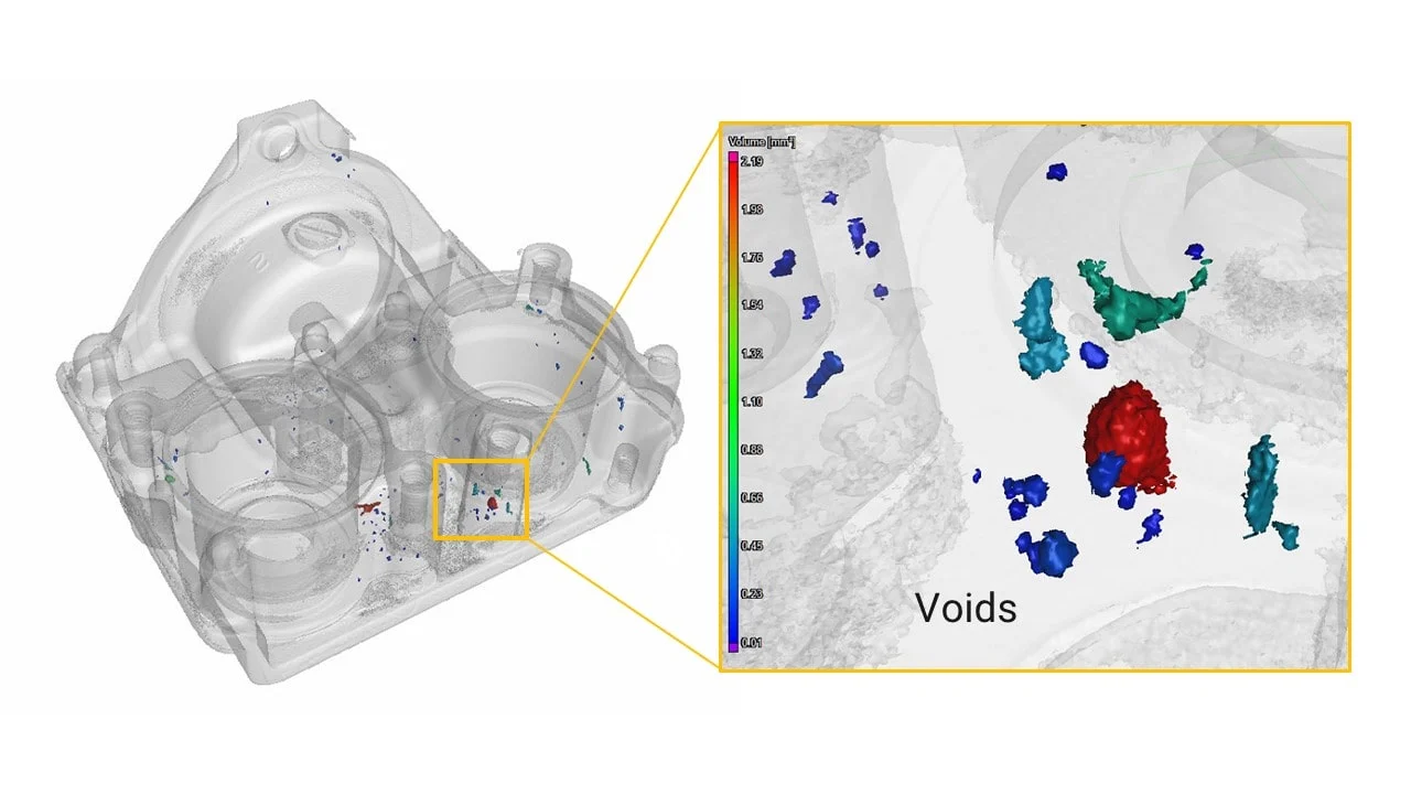 Aluminum Die Casting Void Analysis by X-ray CT
