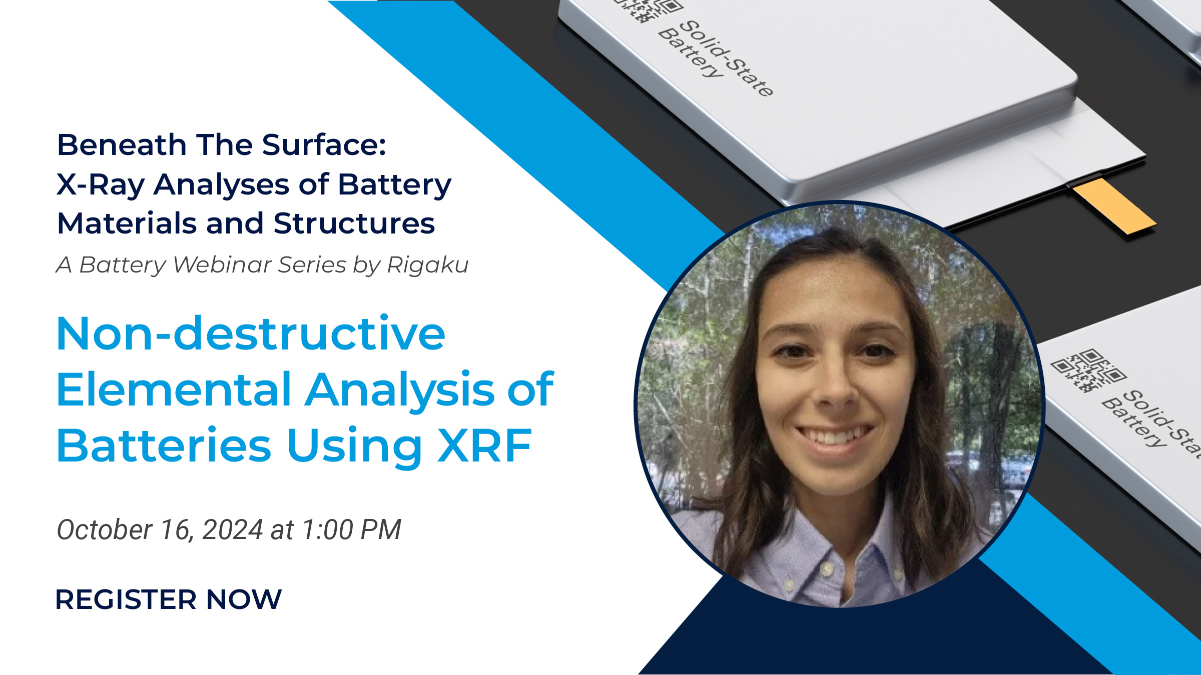 Non-destructive Elemental Analysis of Batteries using XRF