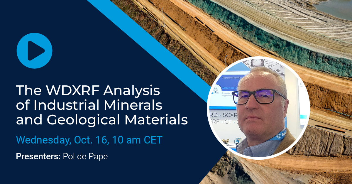 Webinar: WDXRF Analysis of Industrial Minerals & Geological Materials